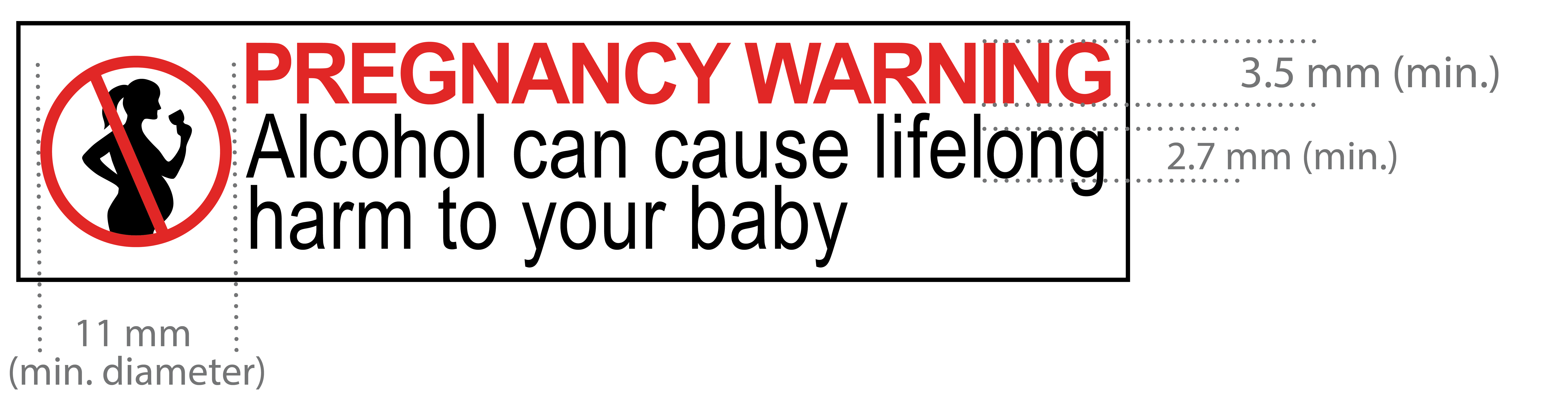 Pregnancy Warning Pictogram: Label Type 4