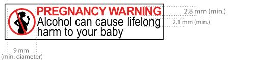 Pregnancy warning labels – design elements and downloadable labels ...